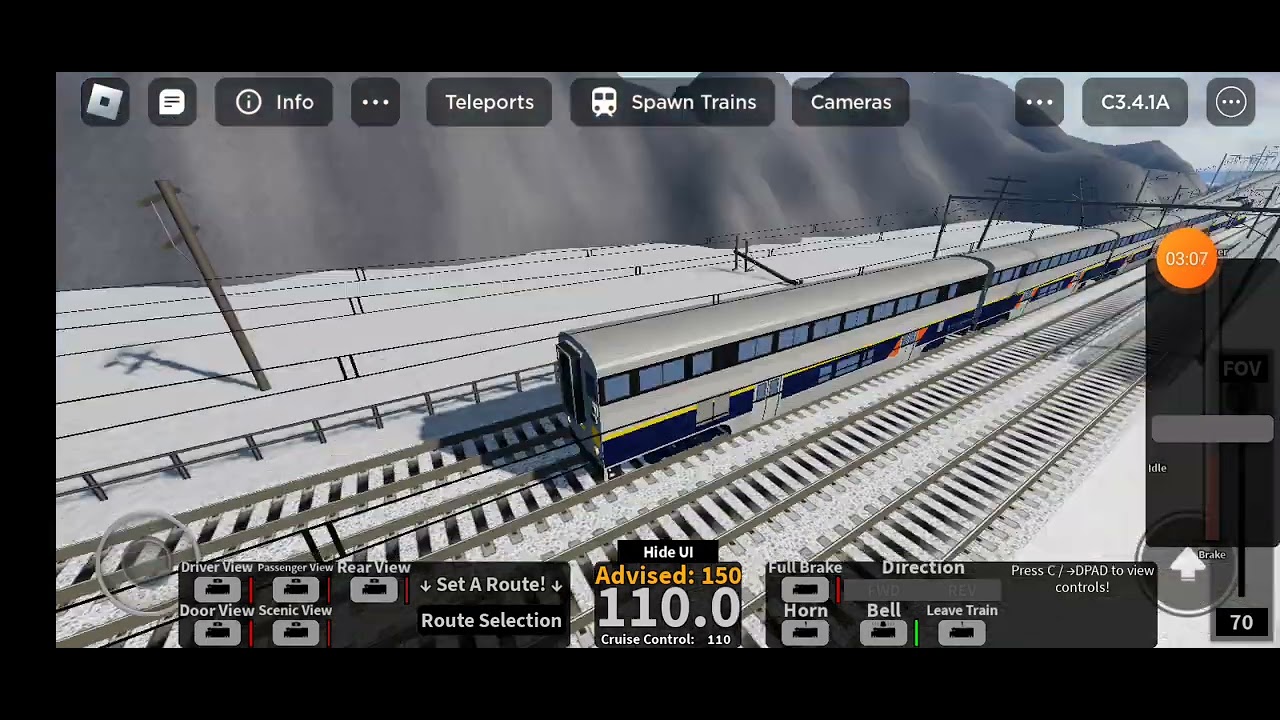 Roblox Rails Unlimited Classic: Amtrak Capitol Corridor Train Supermode ...
