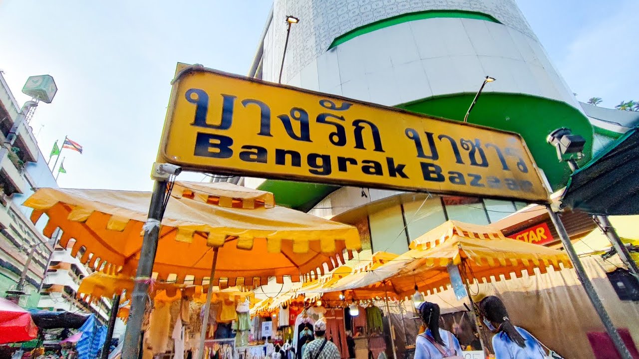 Walking Robinson Bang Rak, Charoen Krung Road Bankok Thailand - YouTube