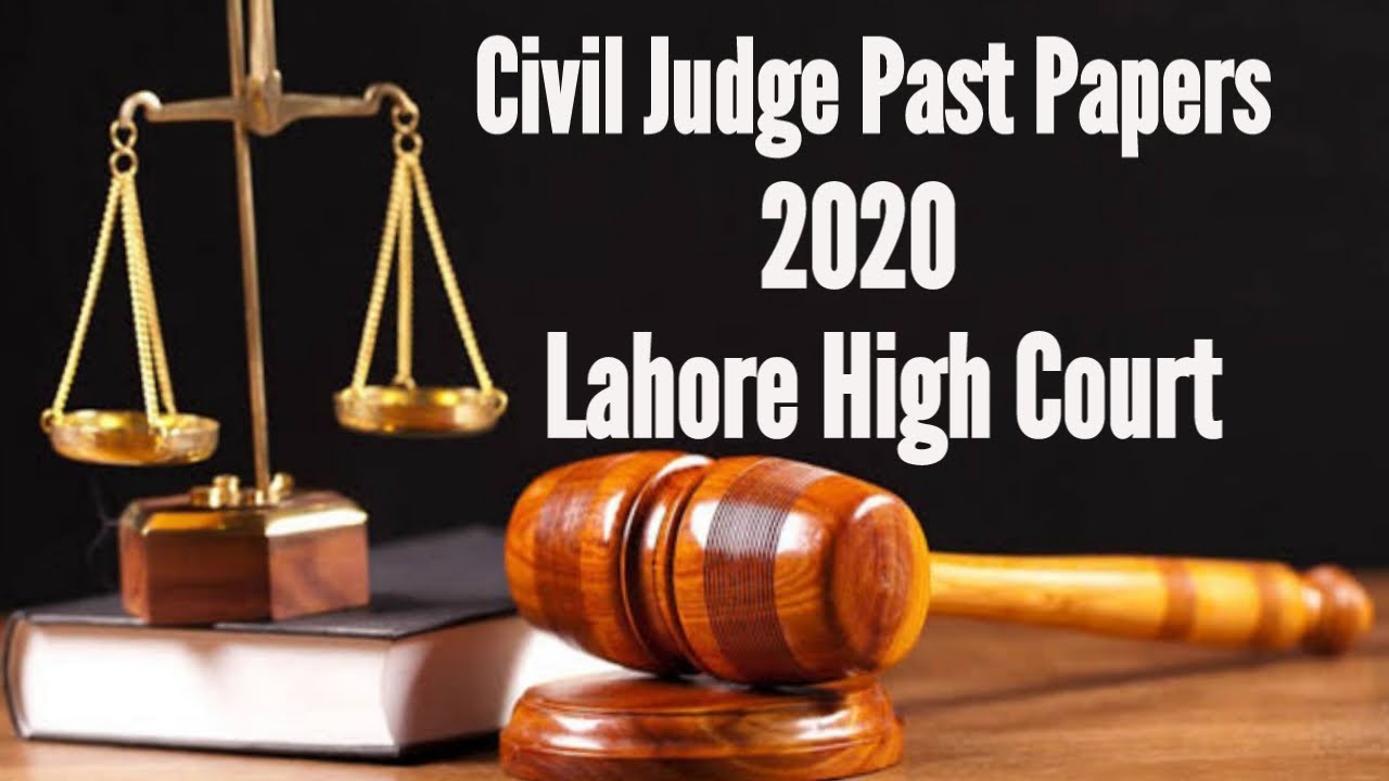 civil judge past papers 2020 | Lahore high court | pdf - YouTube