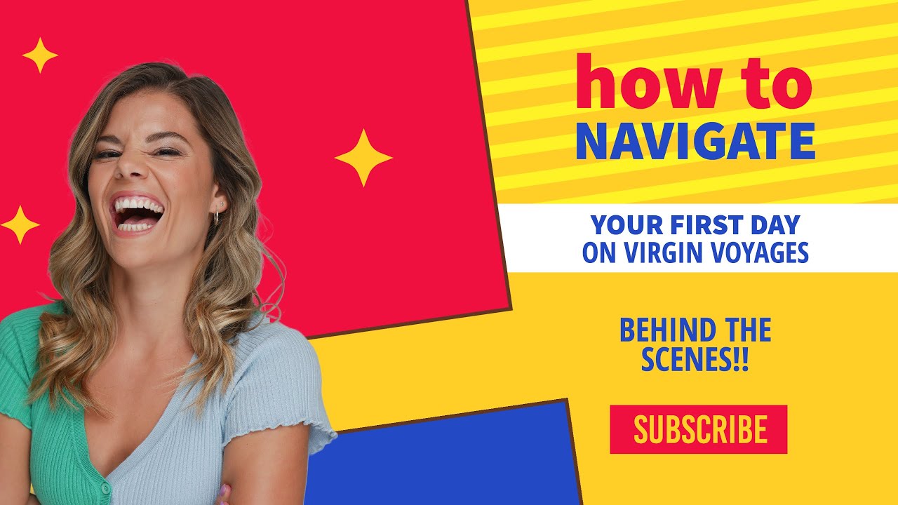 HOW TO NAVIGATE your first day onboard Virgin Voyages in Miami - YouTube