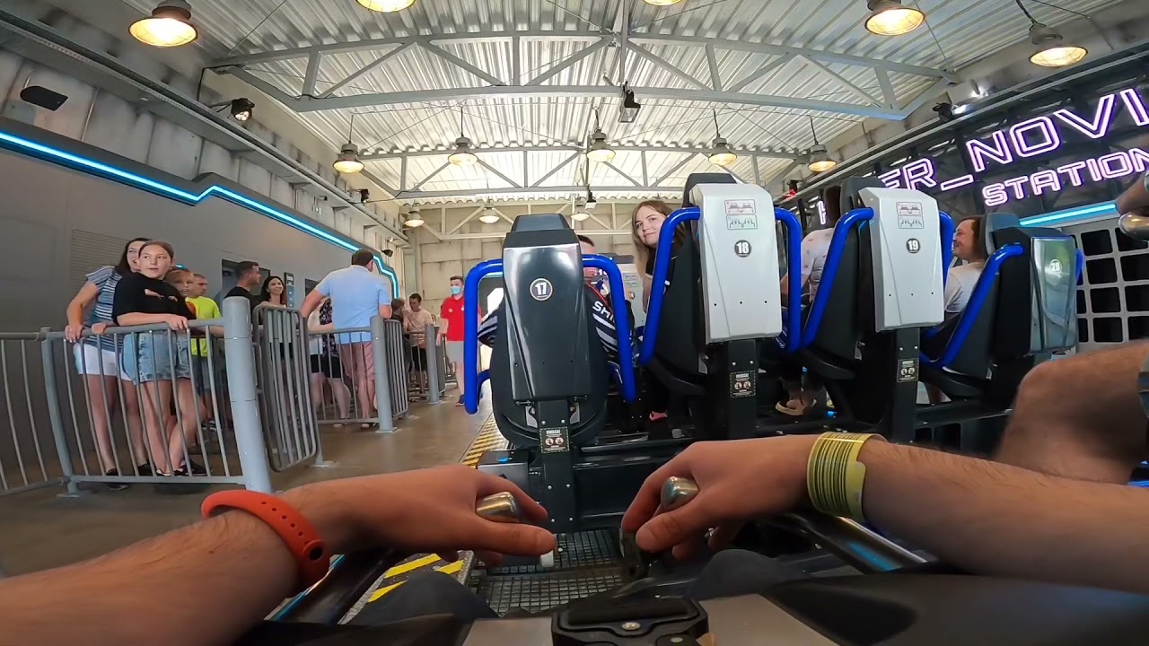 Hyperion Mega Coaster. 142 km/h Energylandia 2021 GoPro Hero 8 - YouTube