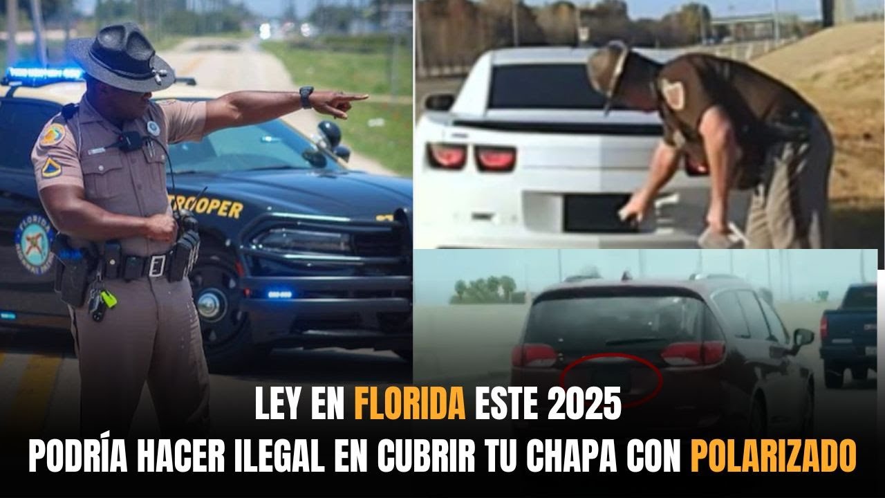 🚨Una Ley en Florida este 2025 podría hacer ilegal en cubrir TU CHAPA ...