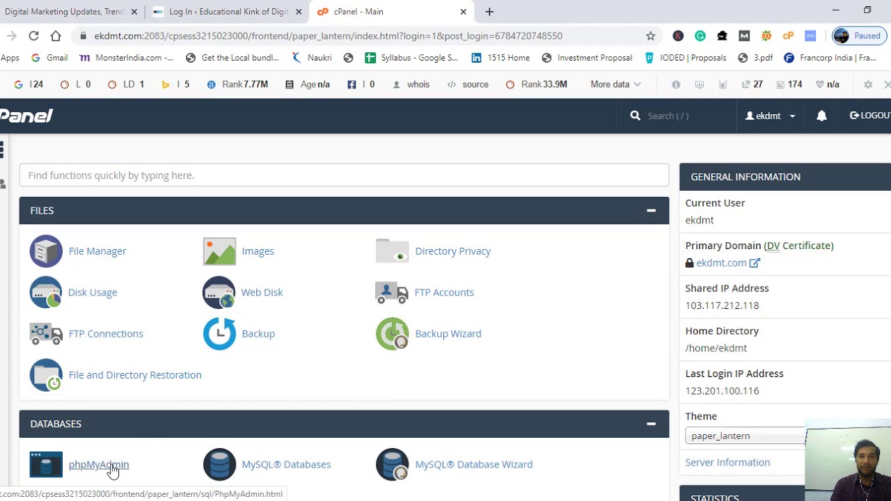 How To Reset Wordpress Password From Cpanel Reset Wordpress Admin Password Recover Wordpress