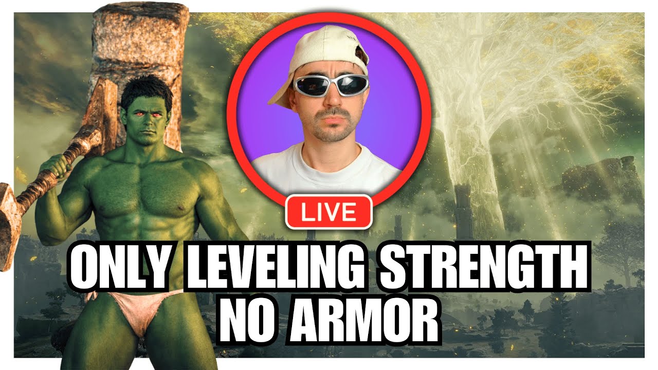 ⚔️ONLY LEVELING STRENGTH!! NO MAGE NO SUMMONS NO ARMOR! ⚔️ - YouTube