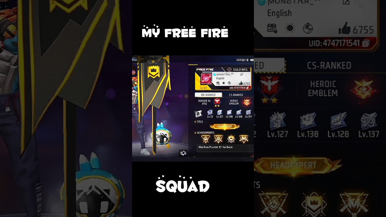 MY FREE FIRE FULL SQUAD #youtubeshorts #subscribetomychannel #viwes # ...