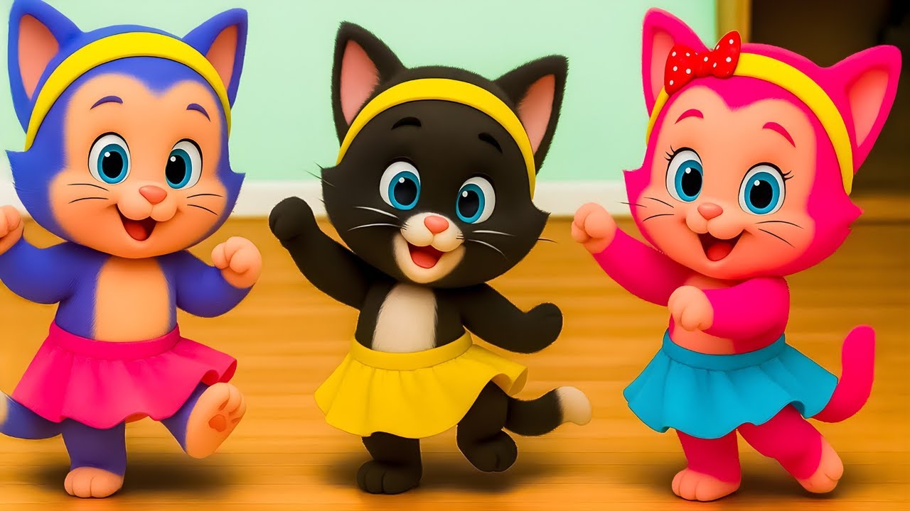 Three Little Kittens Song New Compilation | Animal Farm Song | Baby ...