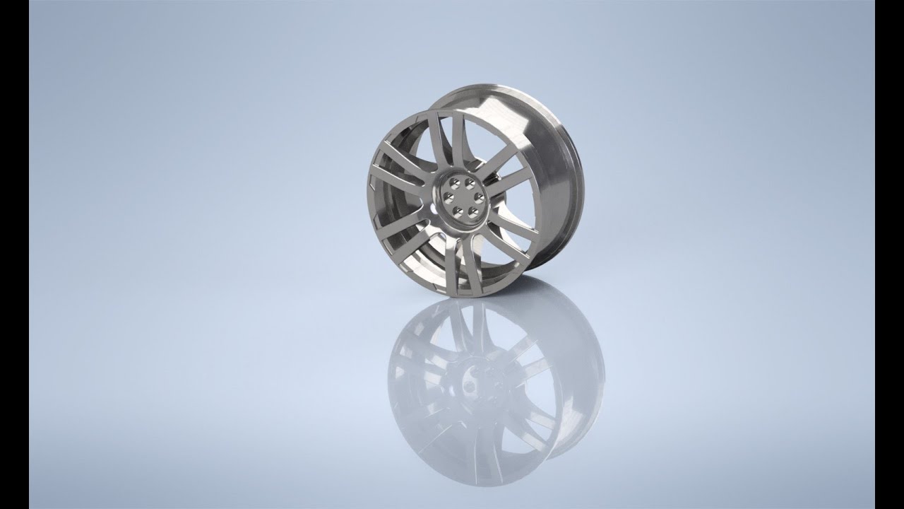How to make the World's First 3D Wheel Rim (Inventor Tutorial) - YouTube