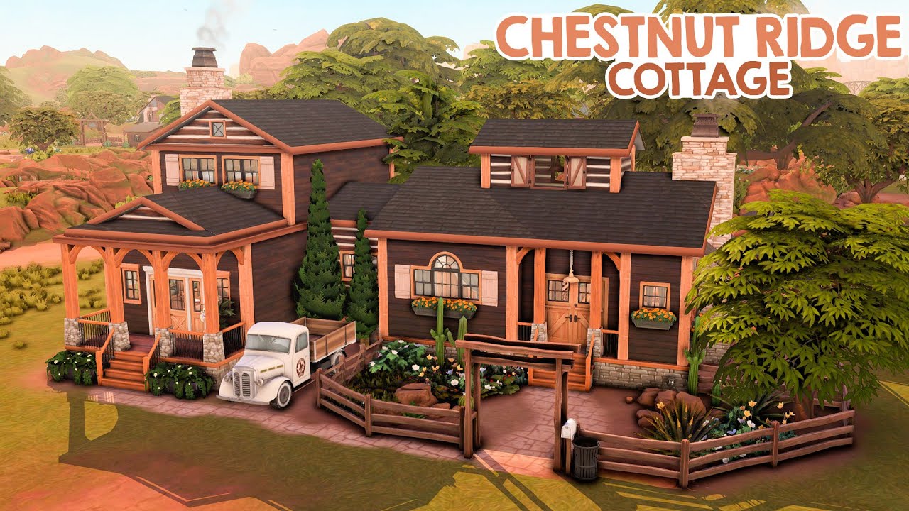 Chestnut Ridge Cottage // Horse Ranch Expansion Pack 🐎 | NO CC | The ...