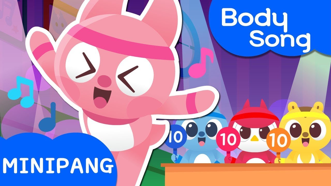 Head Shoulders Knees and Toes | Miniforce | Nursery rhymes | Body Song ...