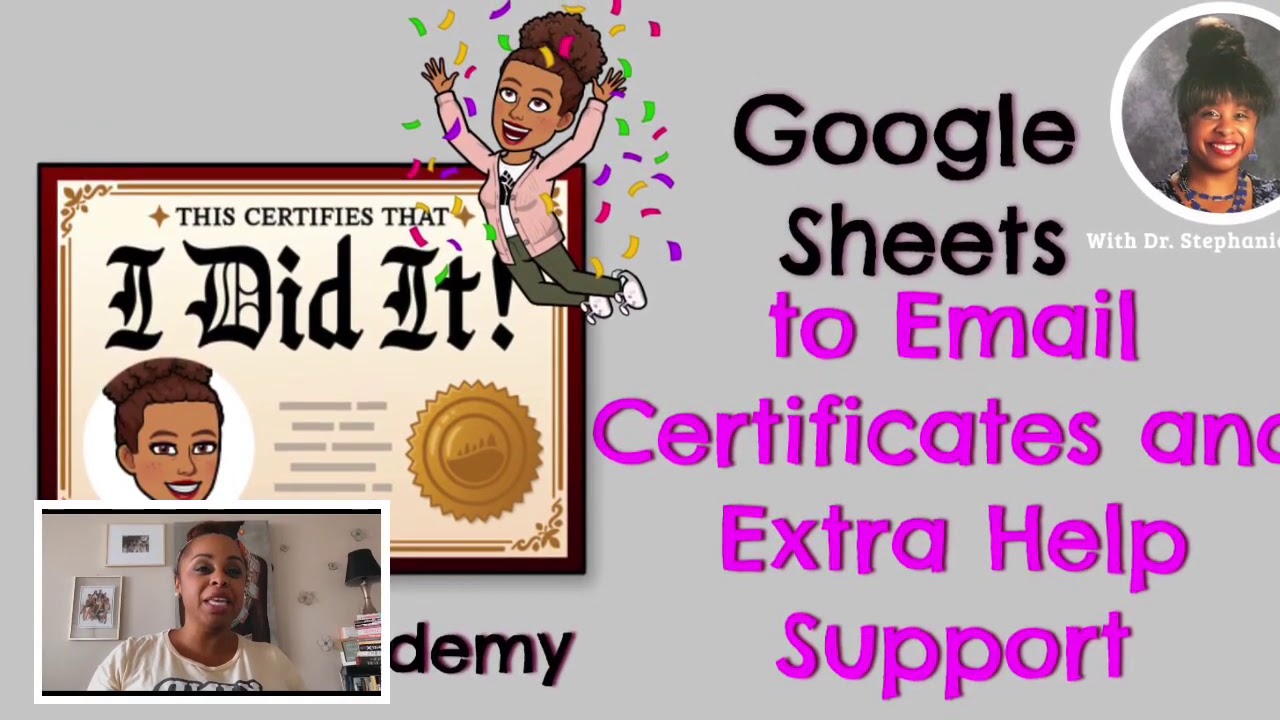 Create Certificates or Extra Help Support Letters in Google Sheets ...