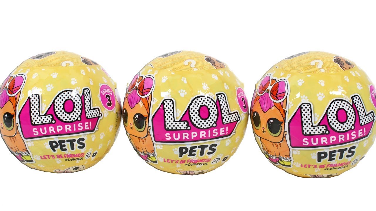 LOL Surprise Dolls Series 3 Pets Blind Box Unboxing Toy Review 7 Layers ...