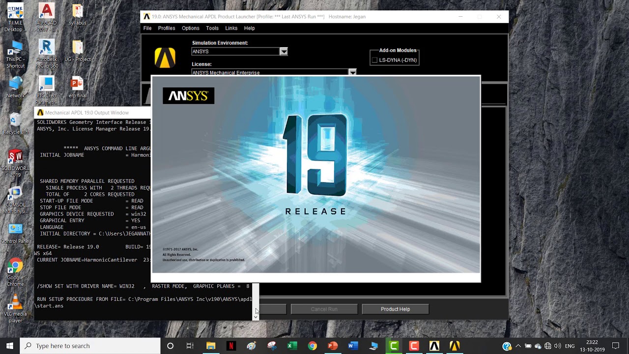 Harmonic Frequency Response Analysis using ANSYS APDL - YouTube