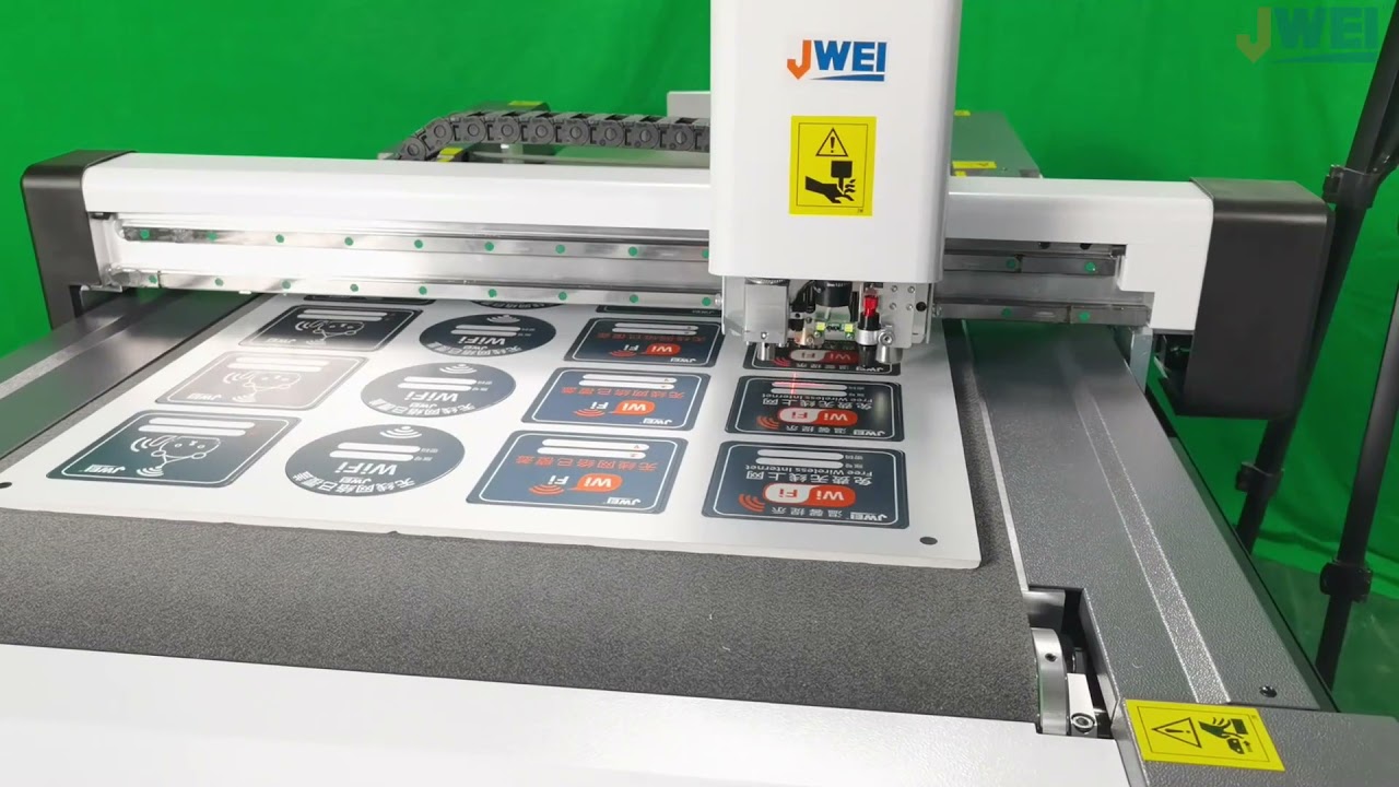 JWEI flatbed digital cutters LST03II-0806-RM for cutting 5mm KT board ...