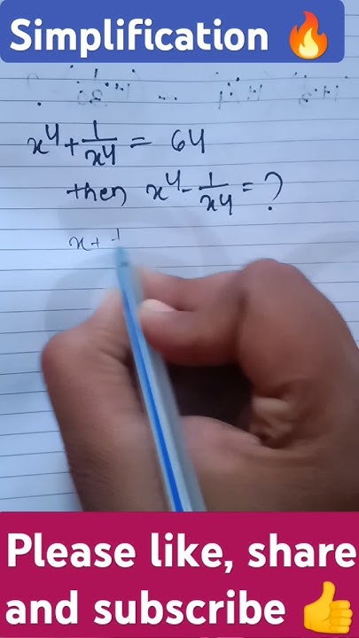 algebra tricks|simplification tricks|math tricks for fast calculation #shorts #mathstricks # ...