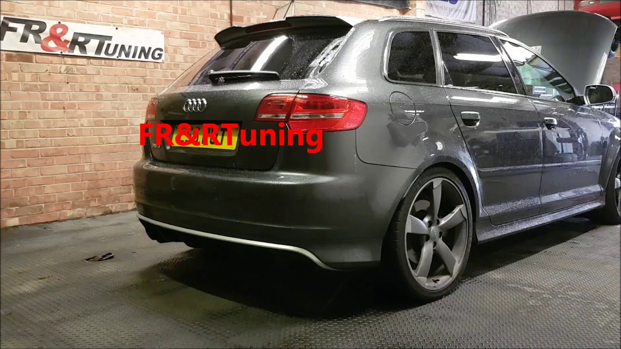 Audi RS3 8P 2.5TFSi CEPA Remap Tuning Pops Bangs Flames Crackle Burble ...