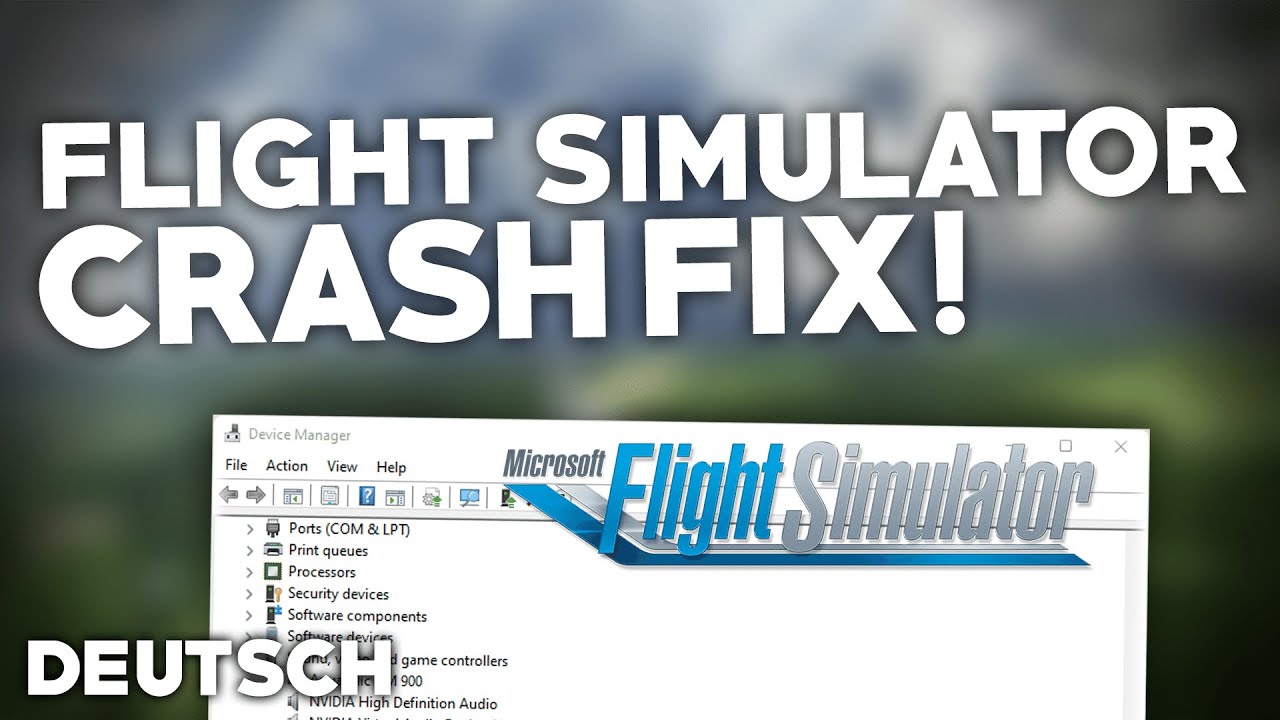 Microsoft Flight Simulator: CRASH/STÜRZT ab BEHEBEN! | Problemlösung ...