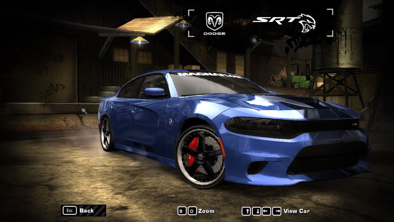nfs most wanted - Dodge Charger SRT Hellcat Mod Gameplay - YouTube
