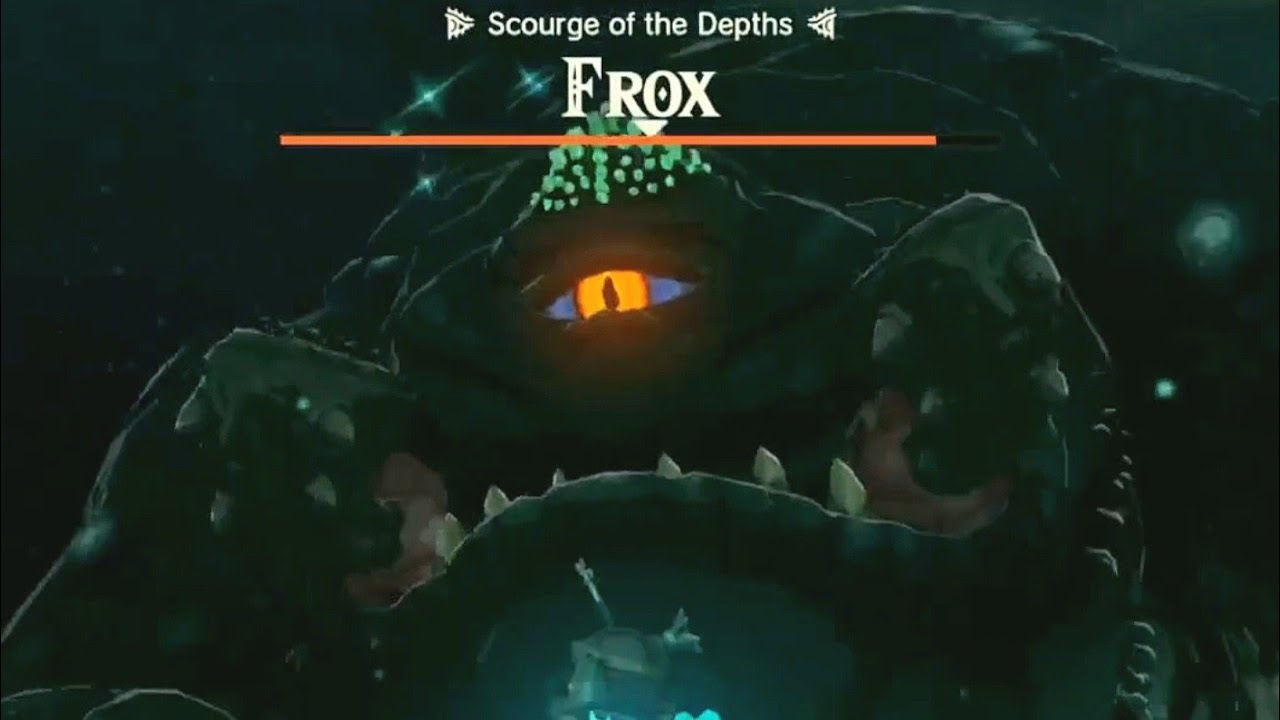 Defeating Frox (Scourge of the Depths) - The Legend of Zelda: Tears of ...