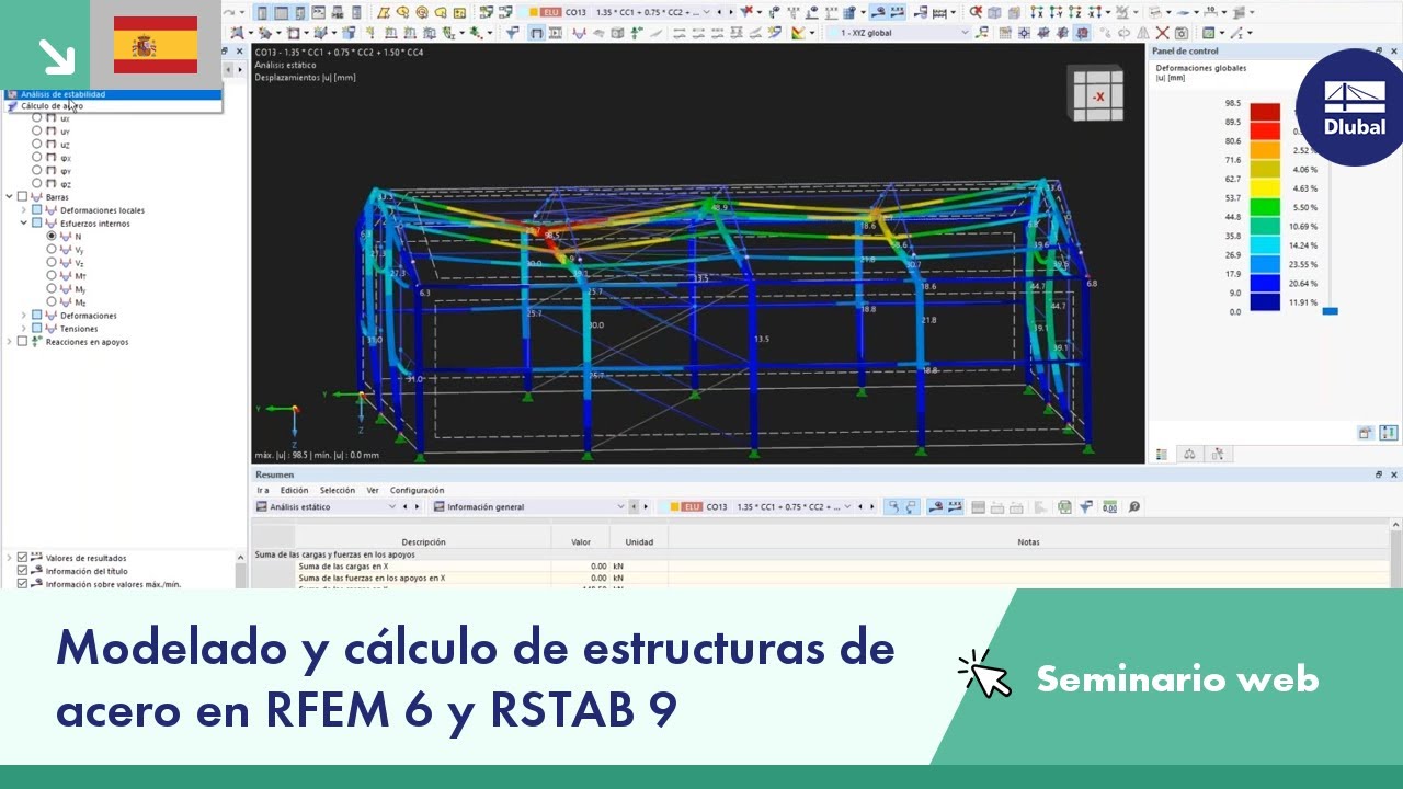 Modelado y cálculo de estructuras de acero en RFEM 6 y RSTAB 9 | 2022-09-08 - YouTube