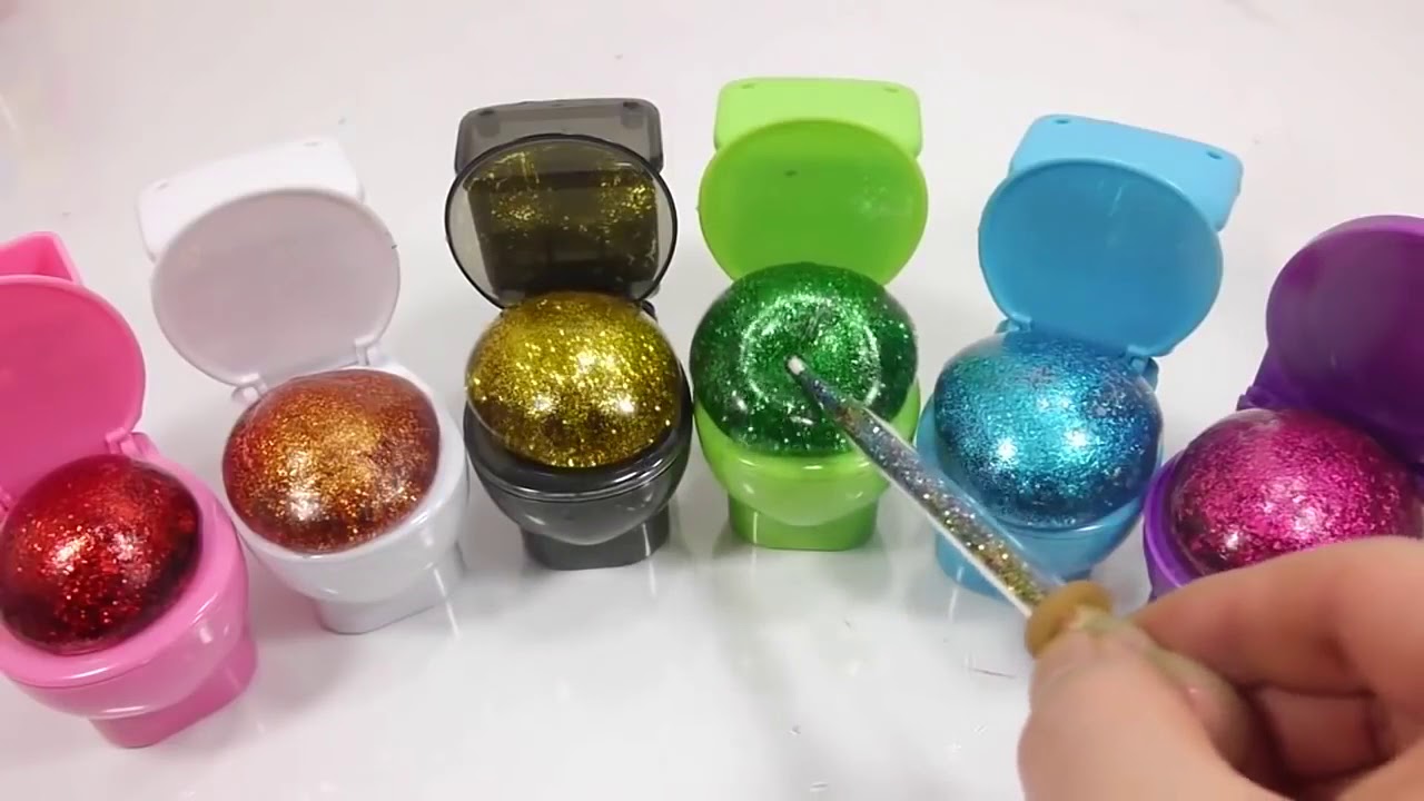 Slem mainan anak belajar warna - YouTube