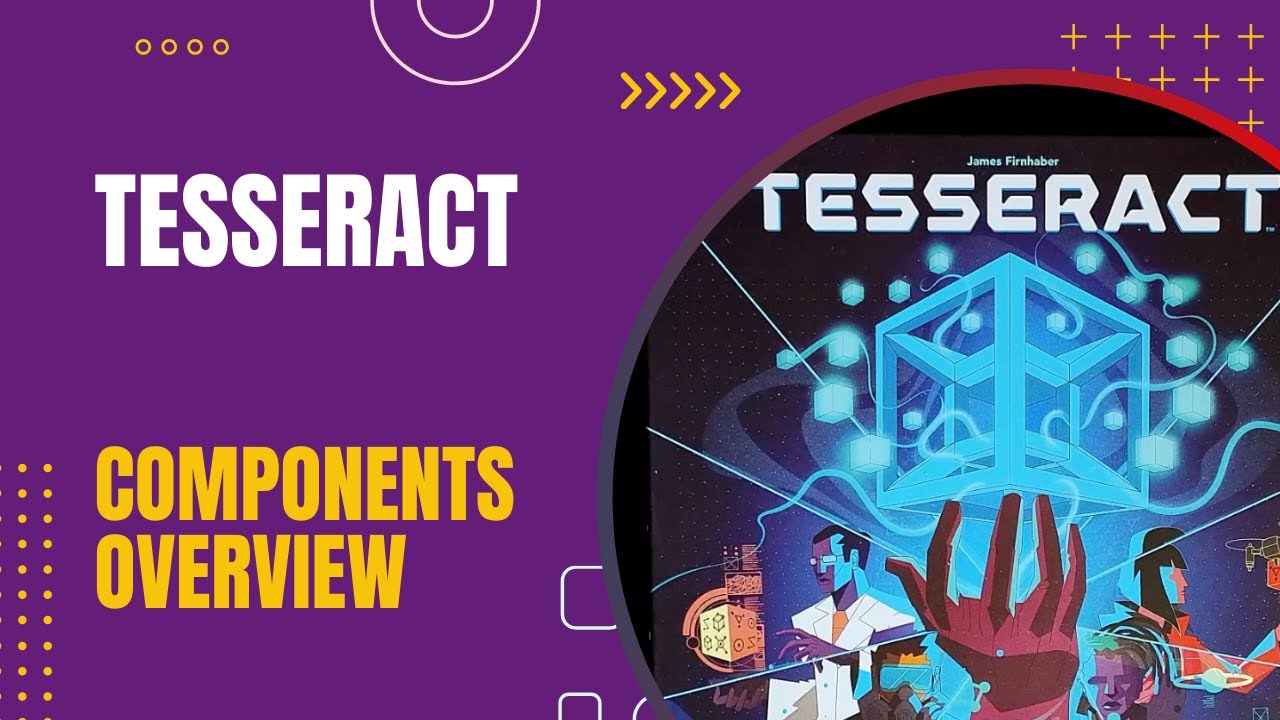 Tesseract Board Game Components Overview | DaniCha - YouTube