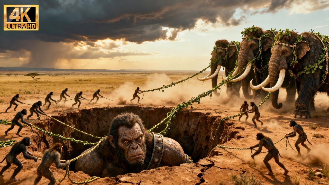 Prehistoric Giants vs Early Humans | The Battle of Strength and ...