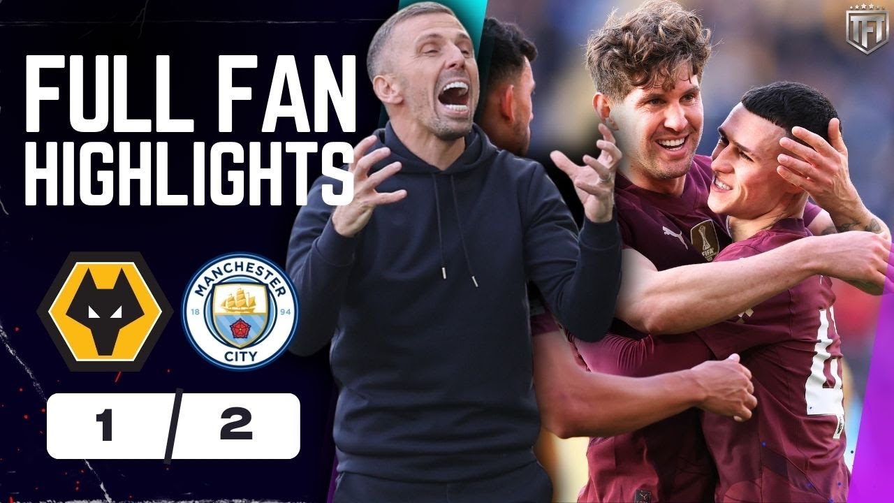 Man City CHAMPIONS WIN! Wolves ROBBED? Wolves 1-2 Man City Highlights ...