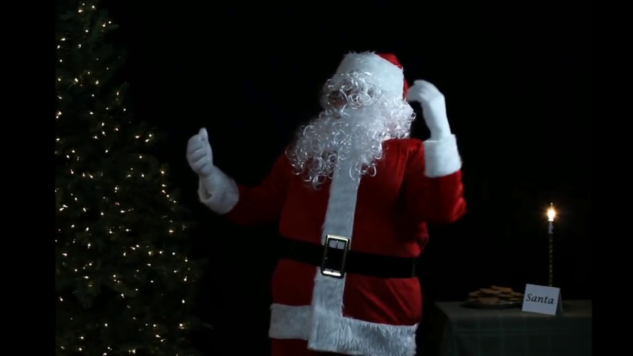 Full Santa in window - YouTube