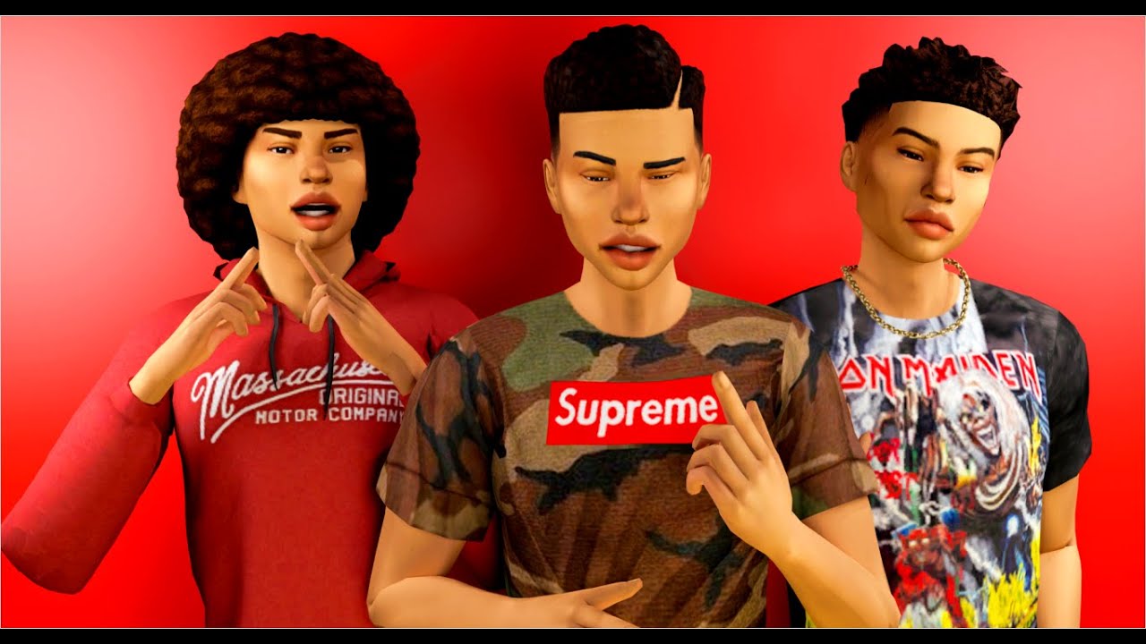 Sims 4 urban cc clothing male - YouTube