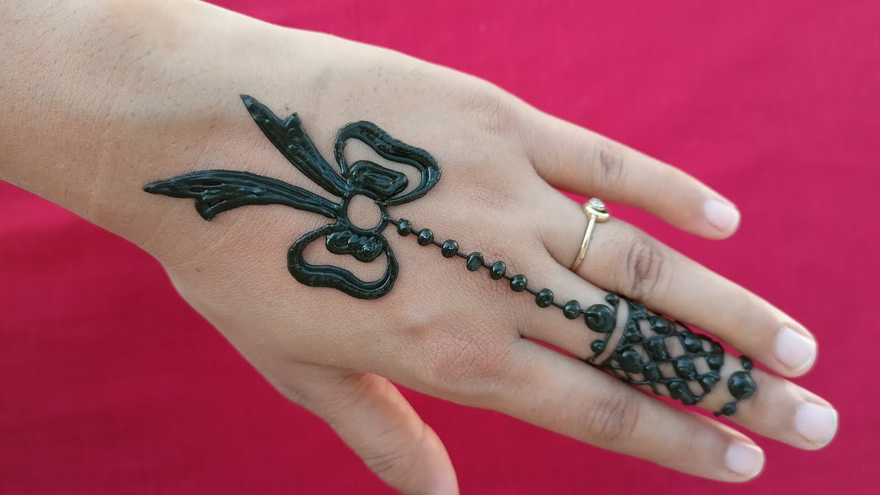 beautiful bracelet mehandi design l new jewellery bow mehndi designs ...