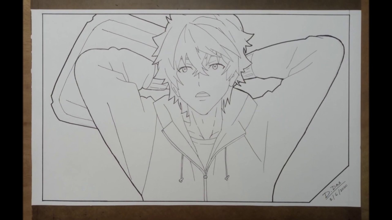 Drawing Naofumi Iwatani/The Rising of the Shield Hero/Part 1- Pen and ...