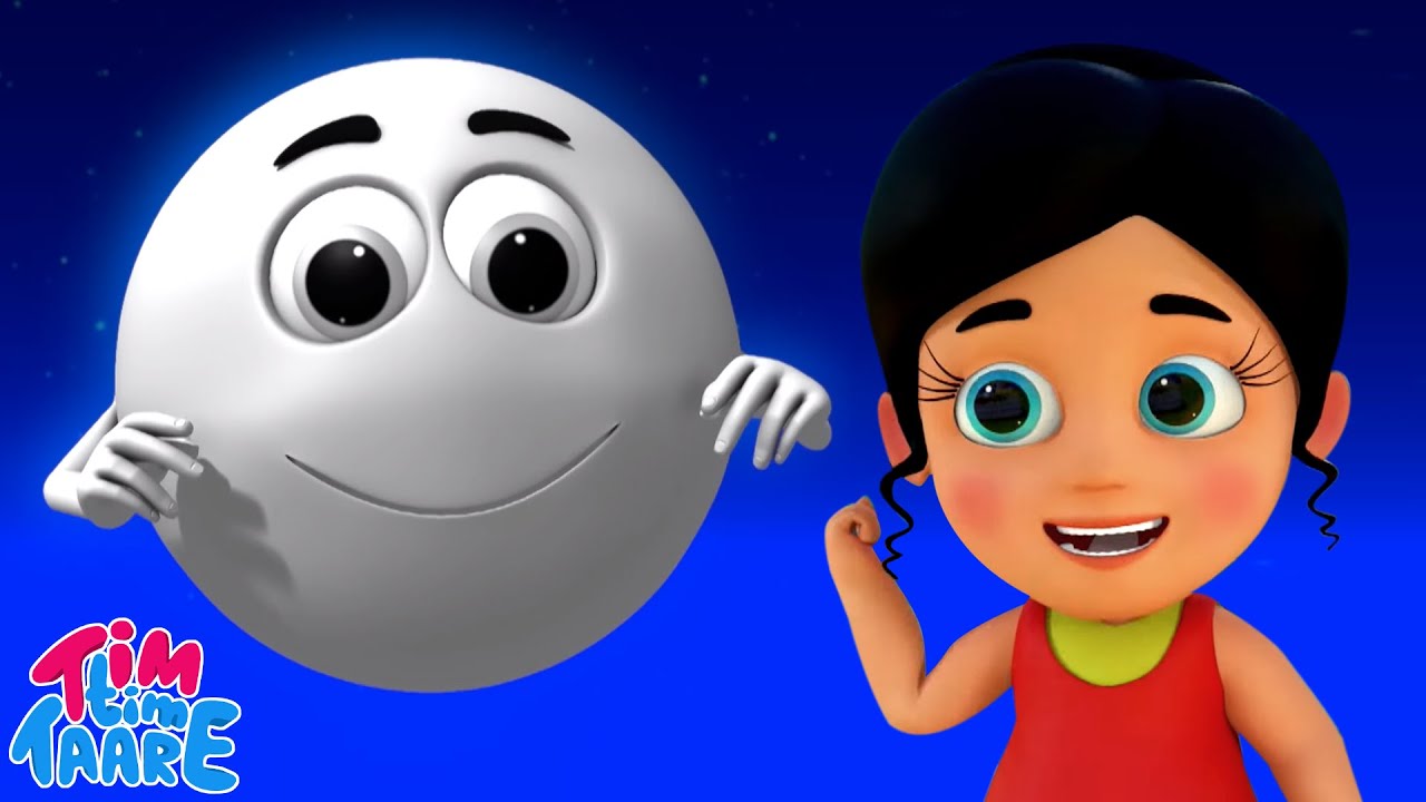 Chanda Mama Poem, चंदा मामा + More Hindi Rhymes by Tim Tim Taare - YouTube