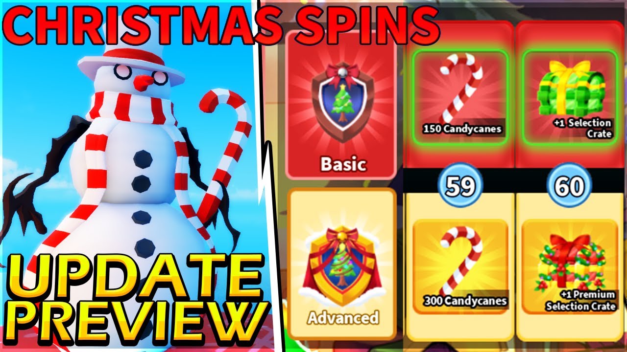 NEW Christmas Spins! 🎁 - Blade Ball Update Showcase - YouTube