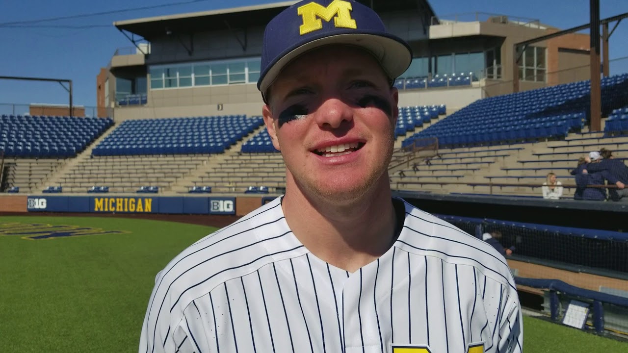 Michigan Baseball's Miles Lewis - YouTube