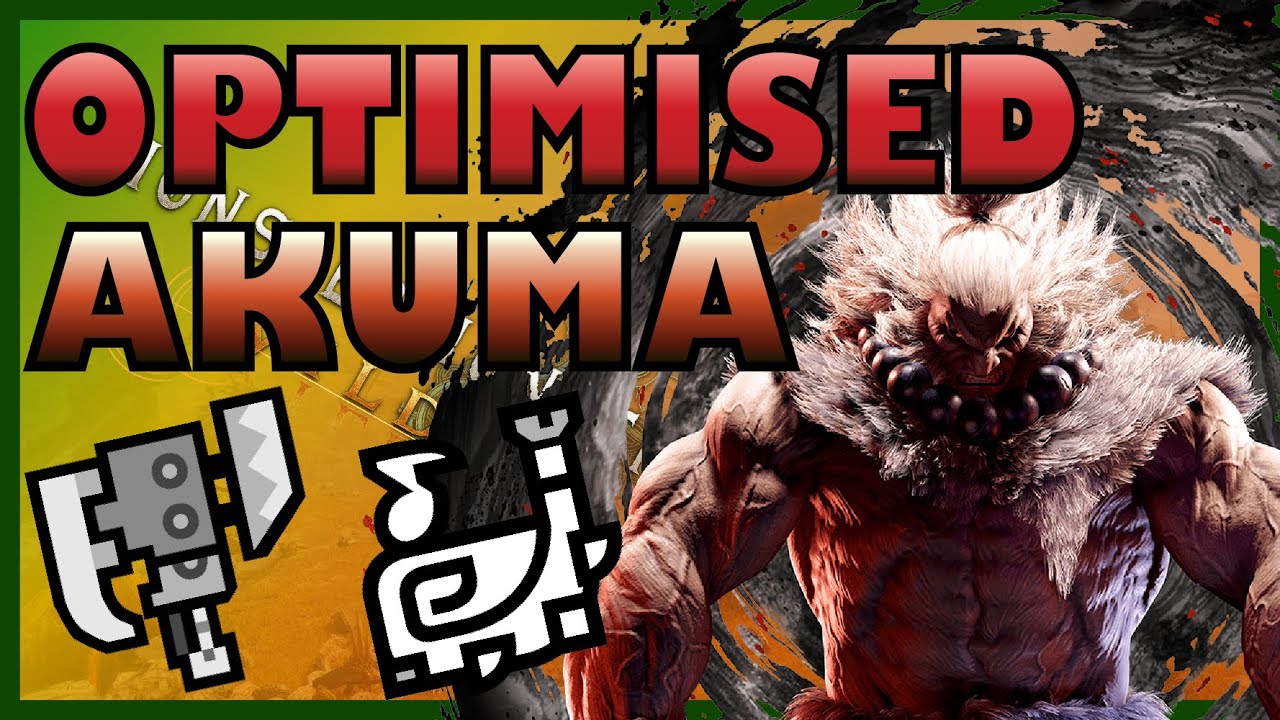 OPTIMISED AKUMA BUILDS in the MH:Wilds / Street Fighter 6 Collab ...