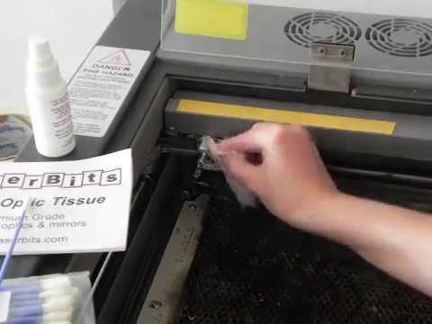 Cleaning Optics on CO2 Laser - YouTube