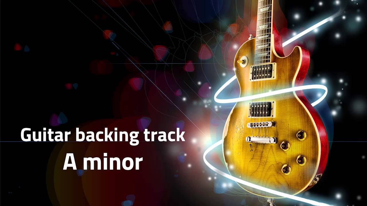 Guitar backing track A minor Joe Satriani style - YouTube