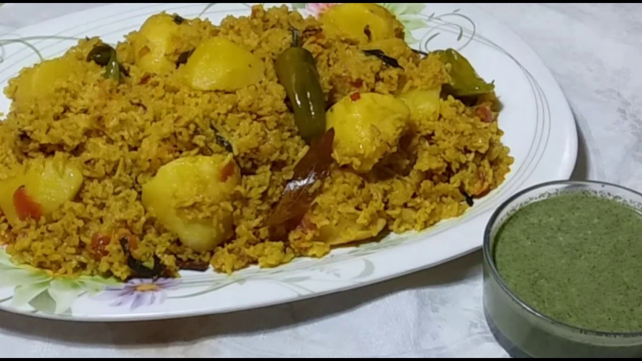 Tahari Recipe,Aloo Ki Tahiri Recipe By STUDENT COOKING... - YouTube
