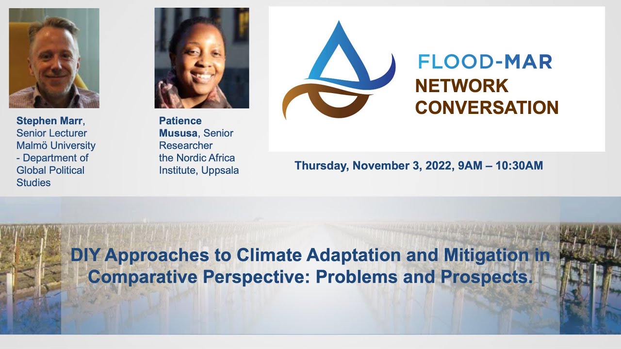 FloodMAR | Network Conversation Stephen Marr and Patience Mususa (Fall ...