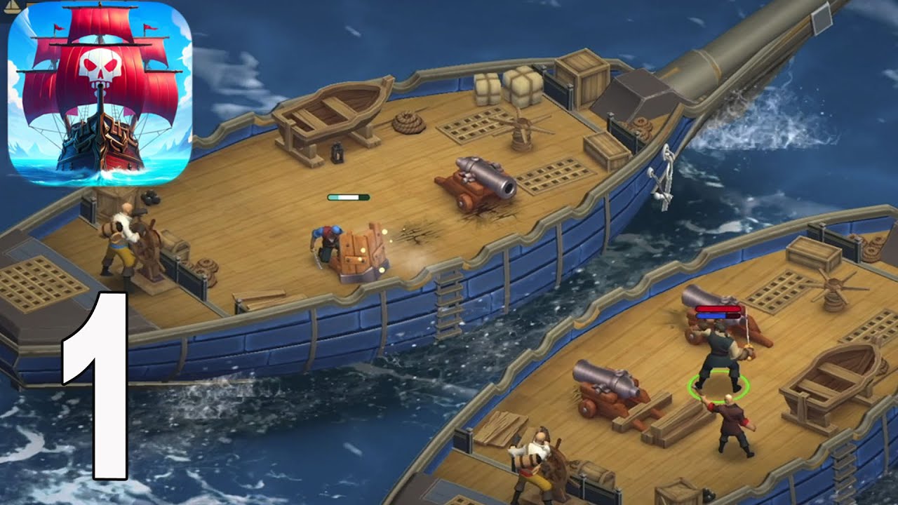 Pirate Ships Build and Fight - Gameplay Walkthrough part 1(iOS,Android ...