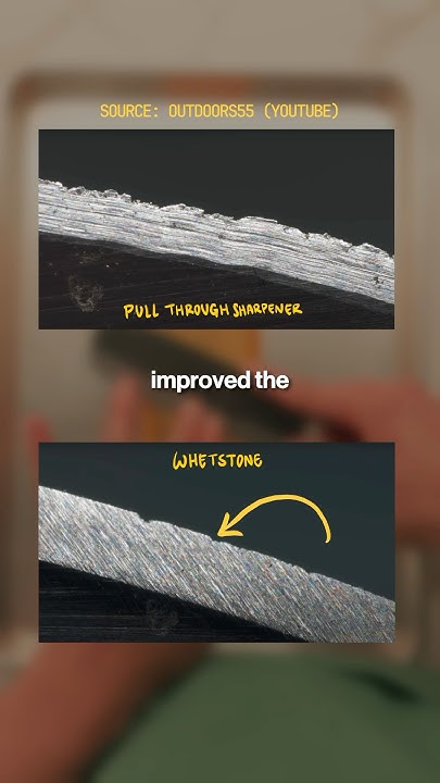Why you should use a whetstone - YouTube