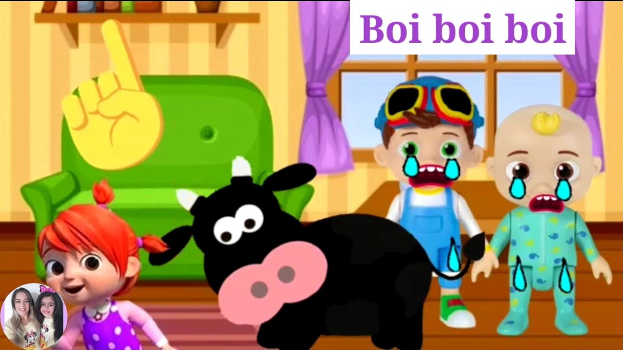 CoComelon | Boi boi boi da cara preta | Funny Cartoon | Canção de Ninar ...