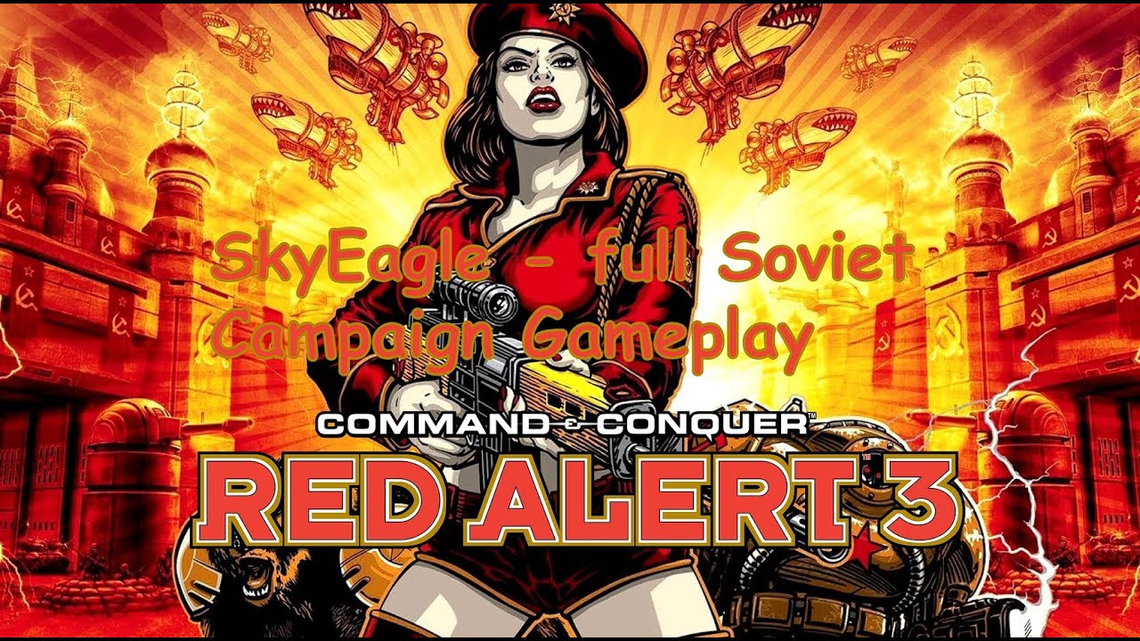 Red Alert 3 Soviet Campaign Hard Full Gameplay - YouTube