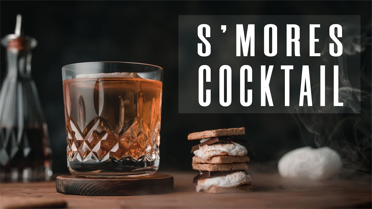 S'more Old Fashioned - How to make a Smore cocktail recipe - YouTube