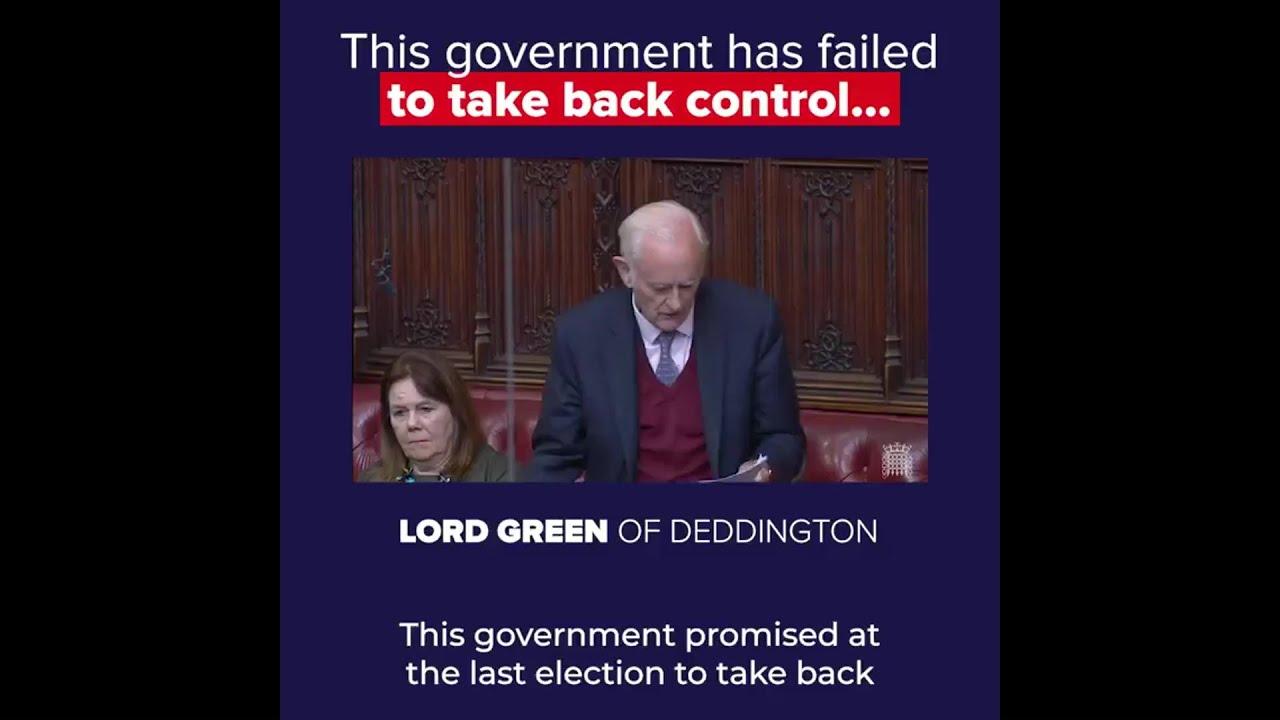 The government has failed to take back control - YouTube