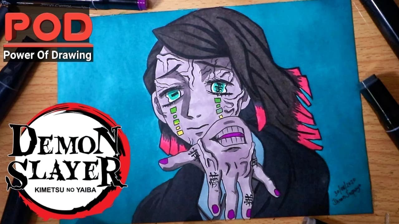 How to Draw Enmu from Demon Slayer ( Kimetsu no Yaiba ) - YouTube