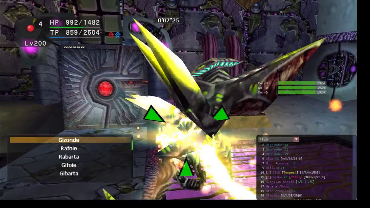 Mop-up Operation #4 (1P mode, 8:16 remaining) [PSOBB Ephinea] - YouTube