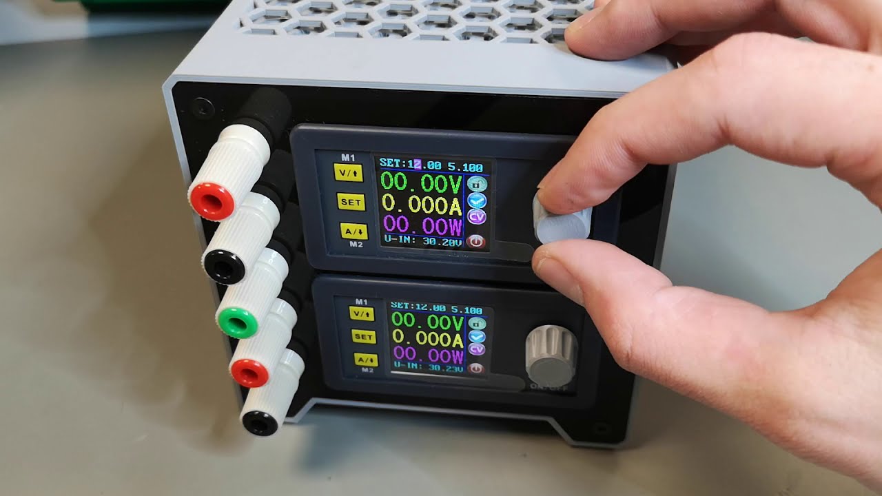 Modular DPS3003/5 PSU and T12 soldering station - YouTube