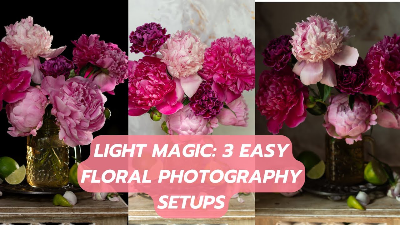 Transform Your Floral Photography with 3 Lighting Techniques - YouTube