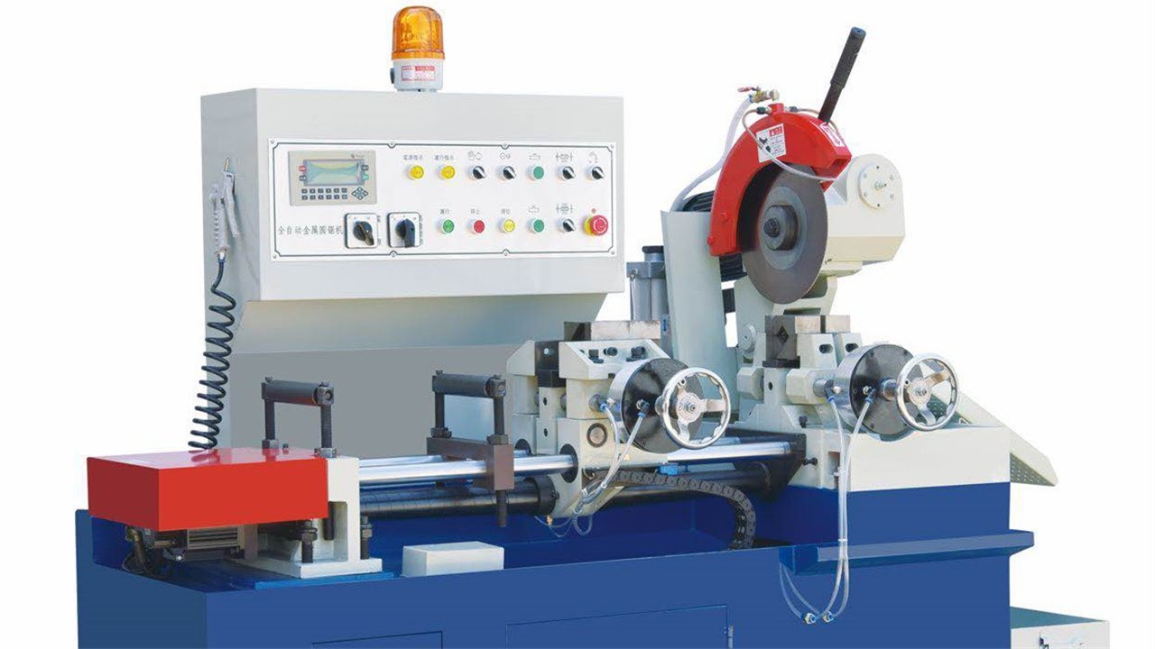 automatic pipe cutting band saw machine pneumatic pipe cold cutting ...
